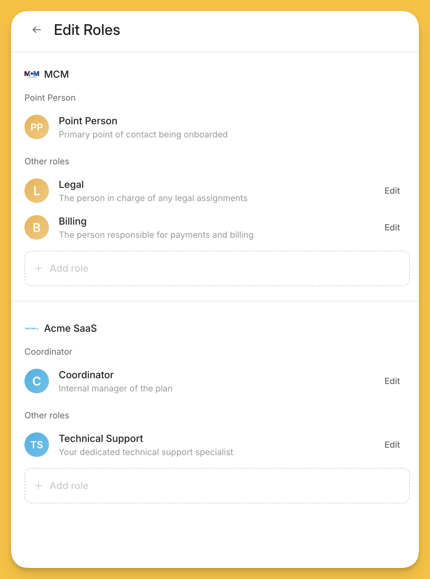 Custom roles: streamline task assignment – Arrows